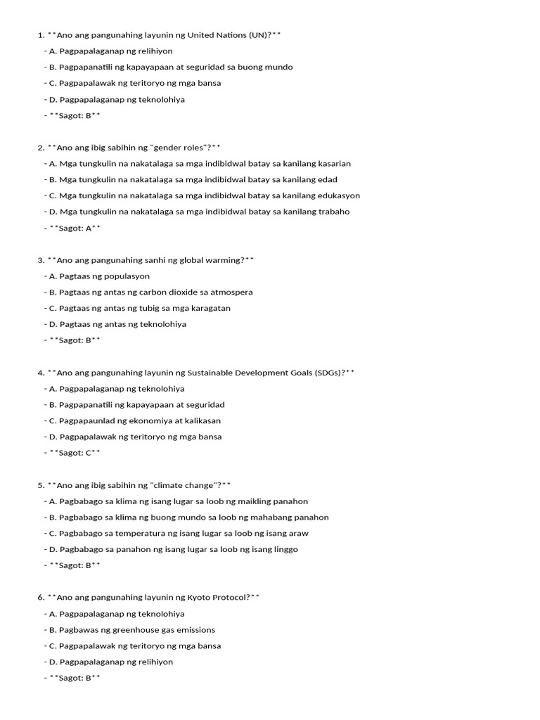 Pop Dev Review01 | PDF | Global Natural Environment | Global ...