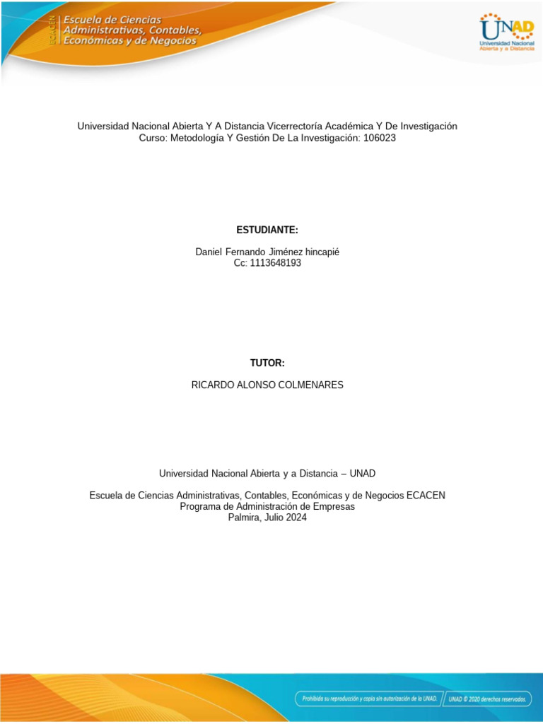 Guia de Actividades - FASE 1 MAPA SINOTICO Metodologia de Investigacion ...