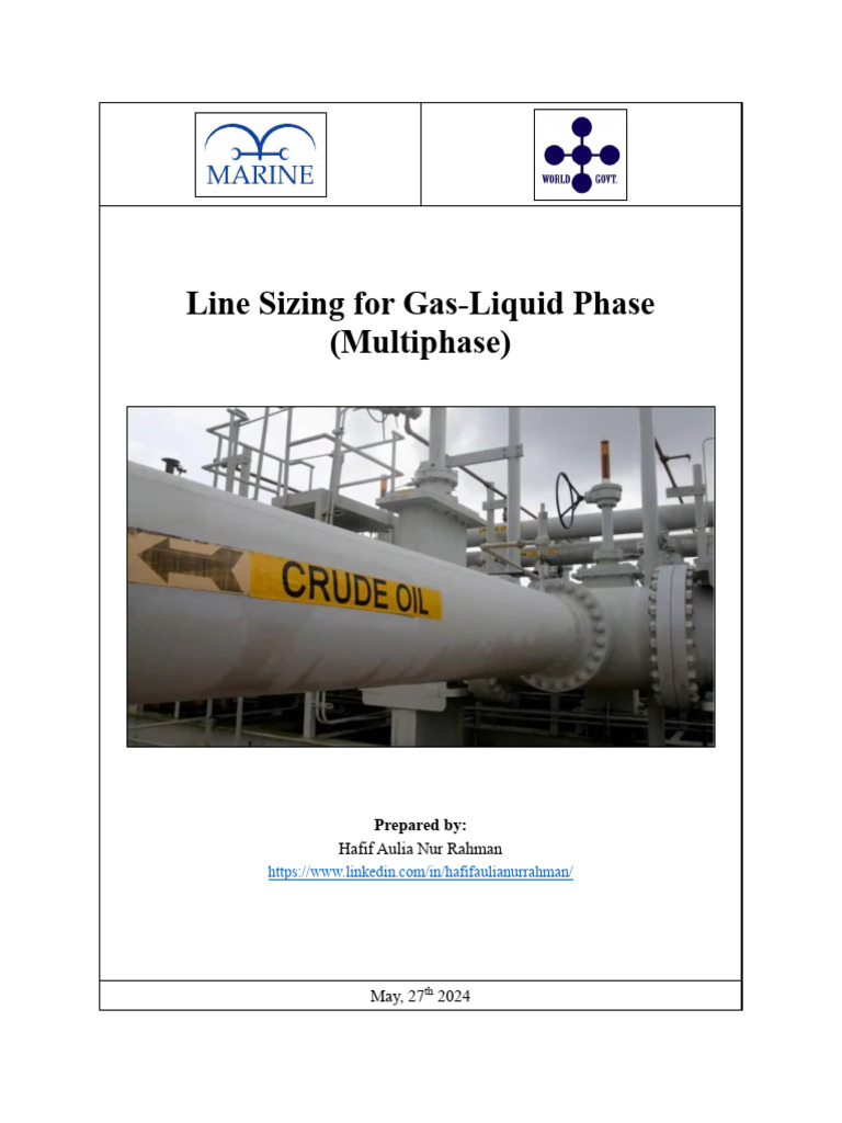 Line Sizing For Gas Liquid Phase Multiphase 1717518909 | PDF