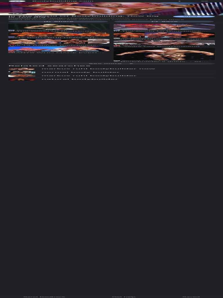 Body Builder Too Big - Google Search | PDF