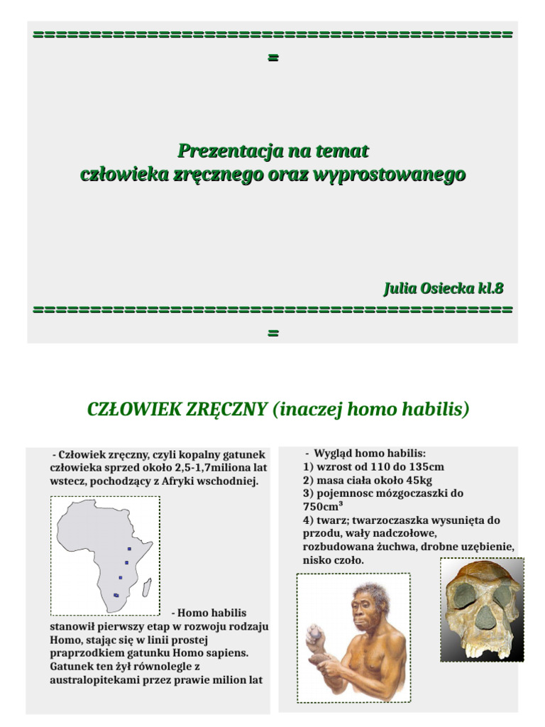 Prezentacja.biologia.ewolucja.cz | PDF