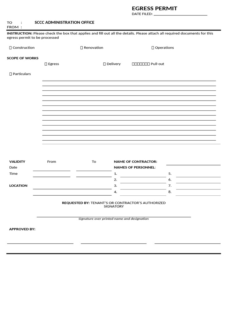 Work Permit Sc Version | PDF