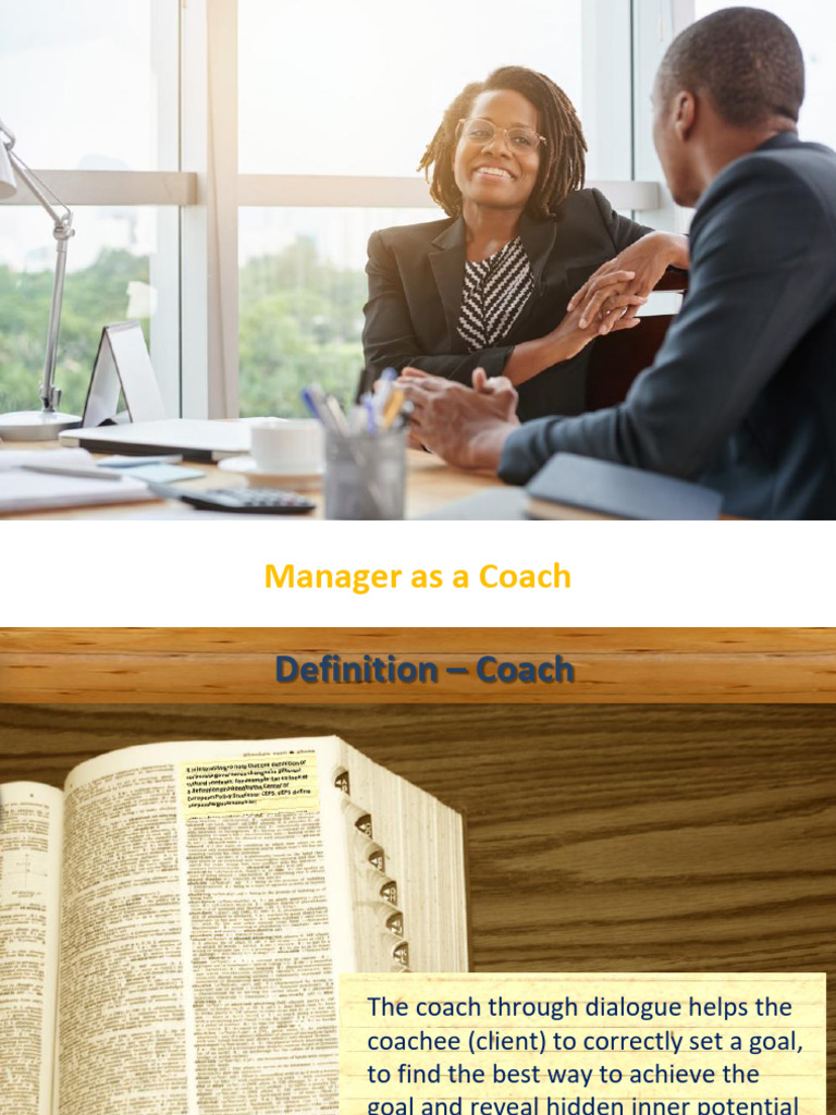 Manager as a Coach | PDF