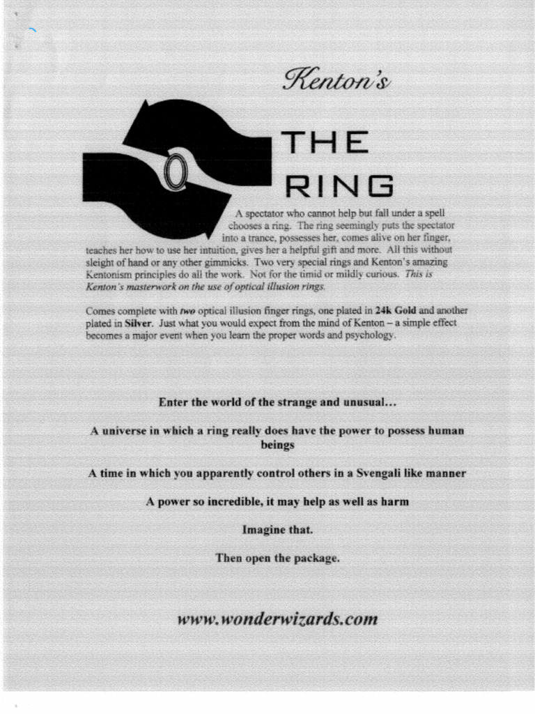 (Magic) Kenton Knepper - The Ring | PDF