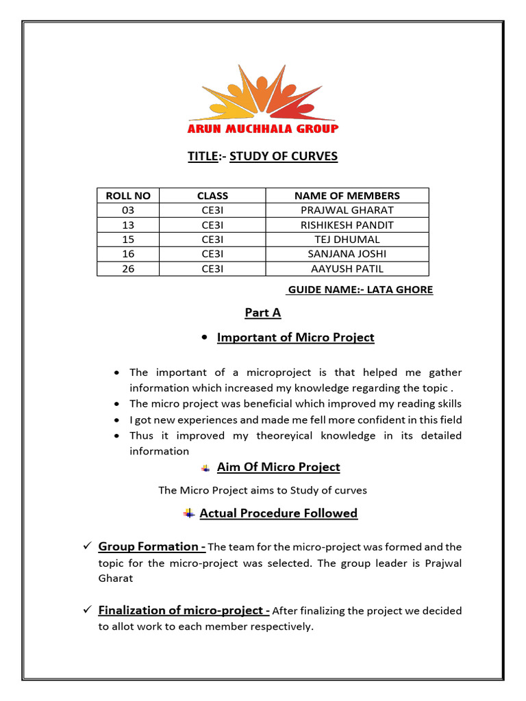 HEN Micro Project | PDF | Curve | Tangent