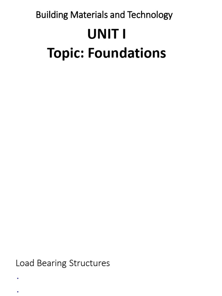 Foundations | PDF