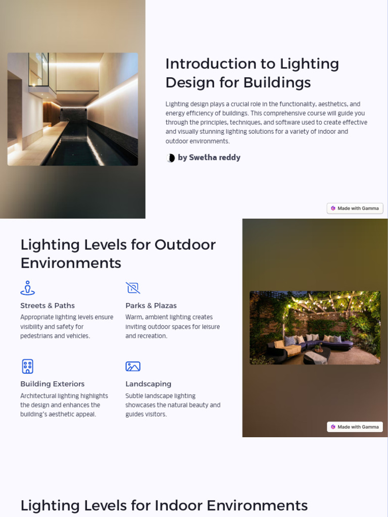 Introduction To Lighting Design For Buildings Pdf