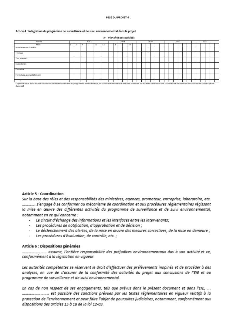PSSE Du Projet Model-4 | PDF