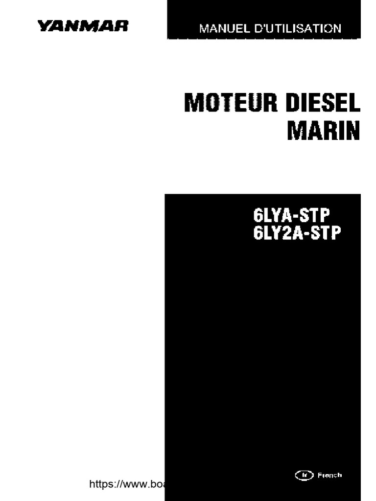 Yanmar 6LYA-STP - 6LY2A-STP Marine Diesel Motor Operator's Manual | PDF