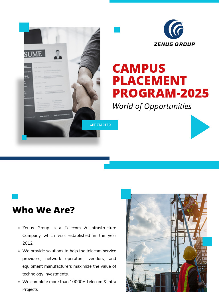 Zenus Group 2025 Batch JD | PDF | Telecommunications | Technology & Engineering