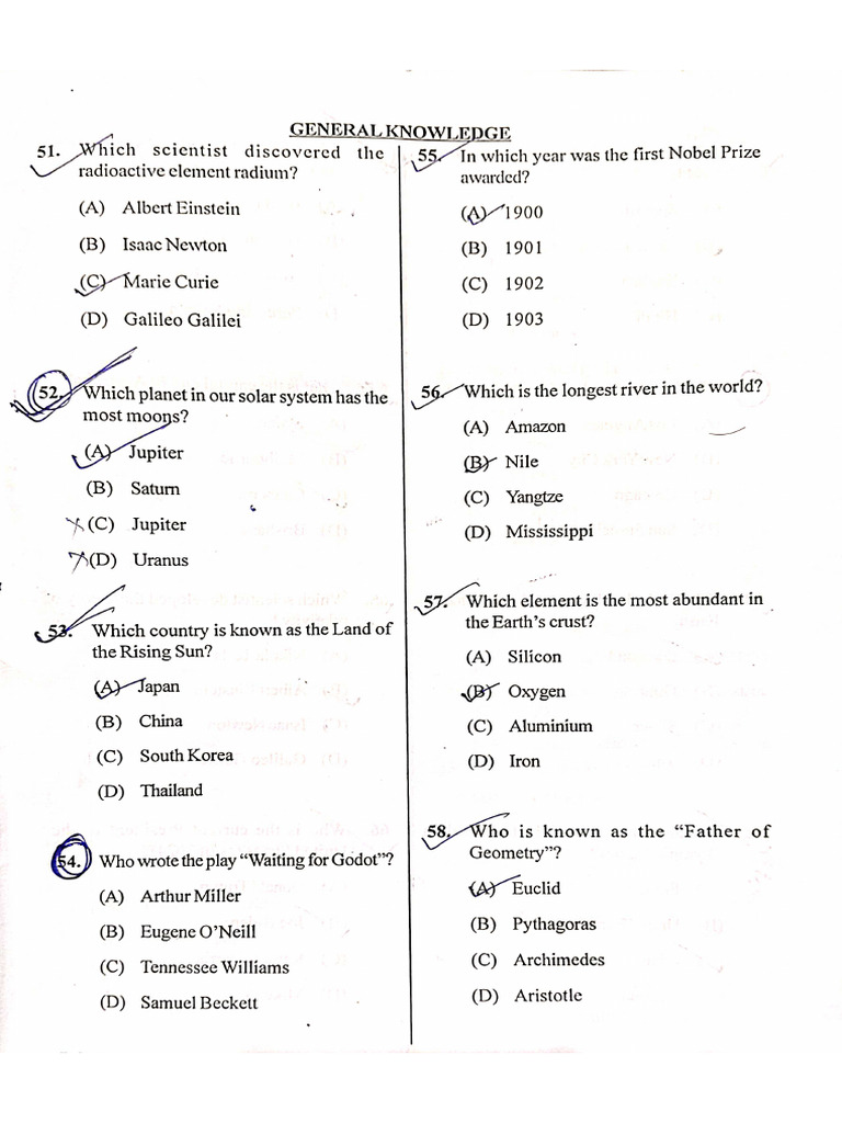 OPSC PGT Question 2024 | PDF