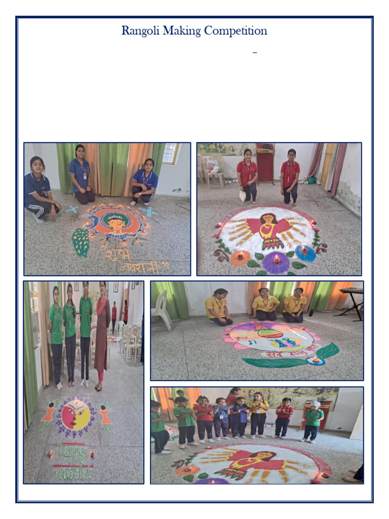 Rangoli Making Competition | PDF