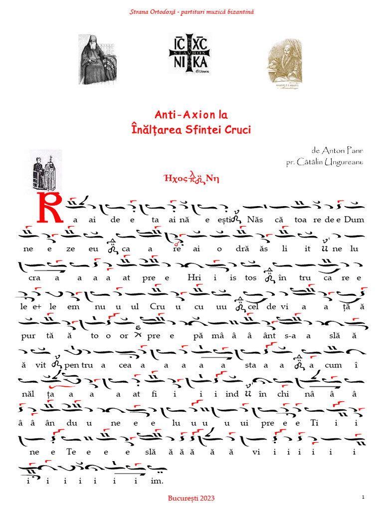 Anti - Axion La Înălțarea Sfintei Cruci - @stavros | PDF