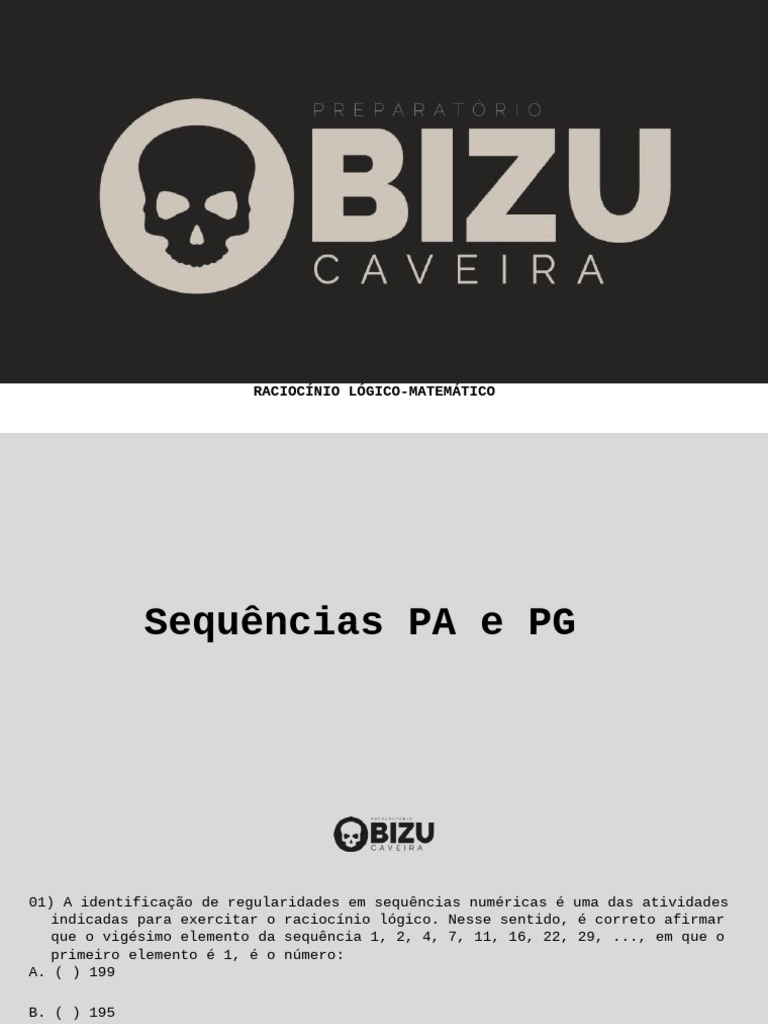 Aula 2 - Sequências | PDF