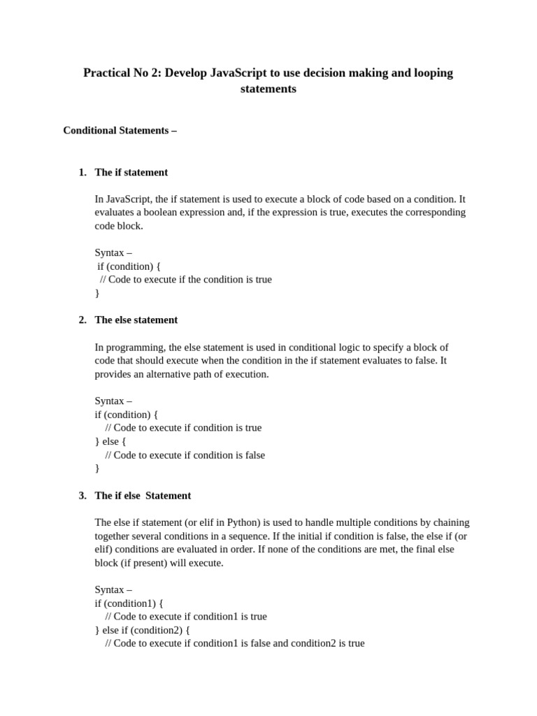 Practical No 2 | PDF