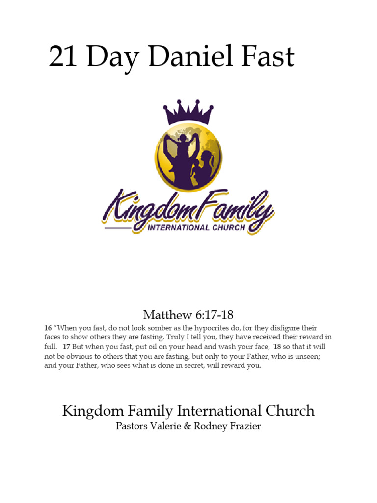 Daniel Fast Guidelines For 2018 | PDF