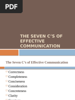 7C's of Communication Presentation | PDF | Communication | Human ...