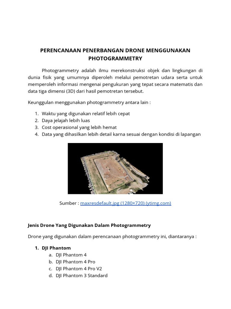 Metode Pelaksanaan Photogrammetry | PDF