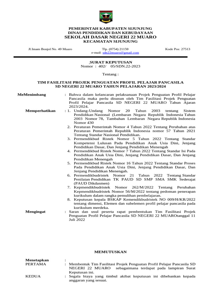 SK Tim P5 SDN 22 | PDF