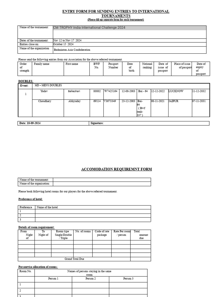 CM Trophy 2024 MD | PDF
