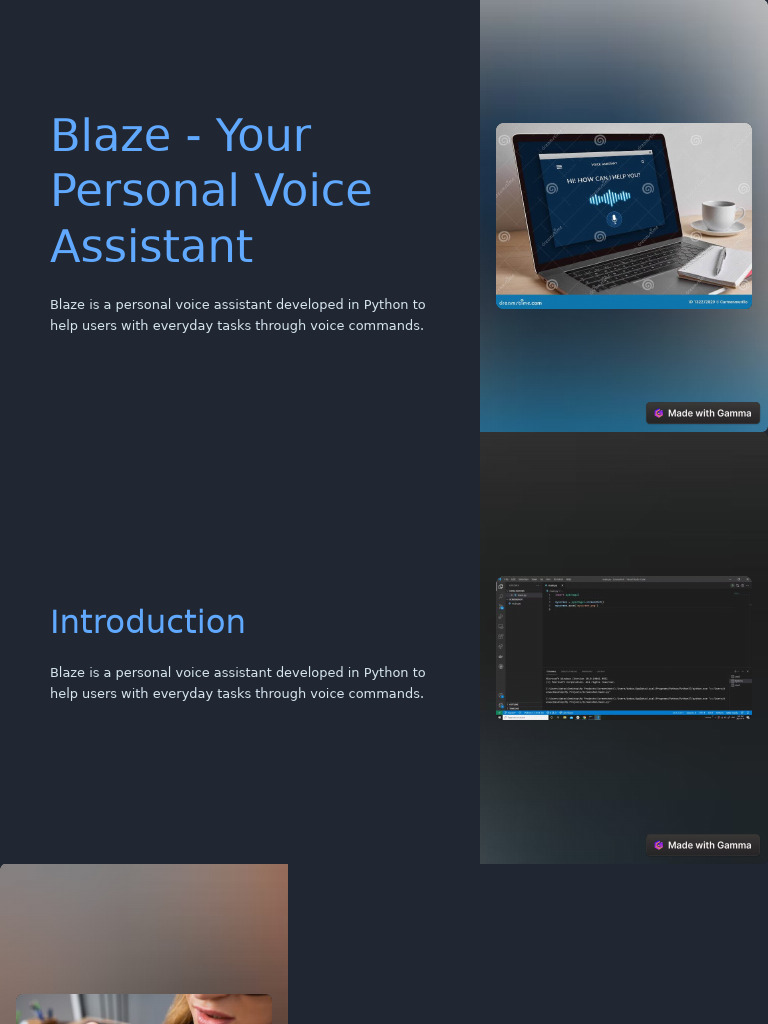 Blaze Your Personal Voice Assistant | PDF