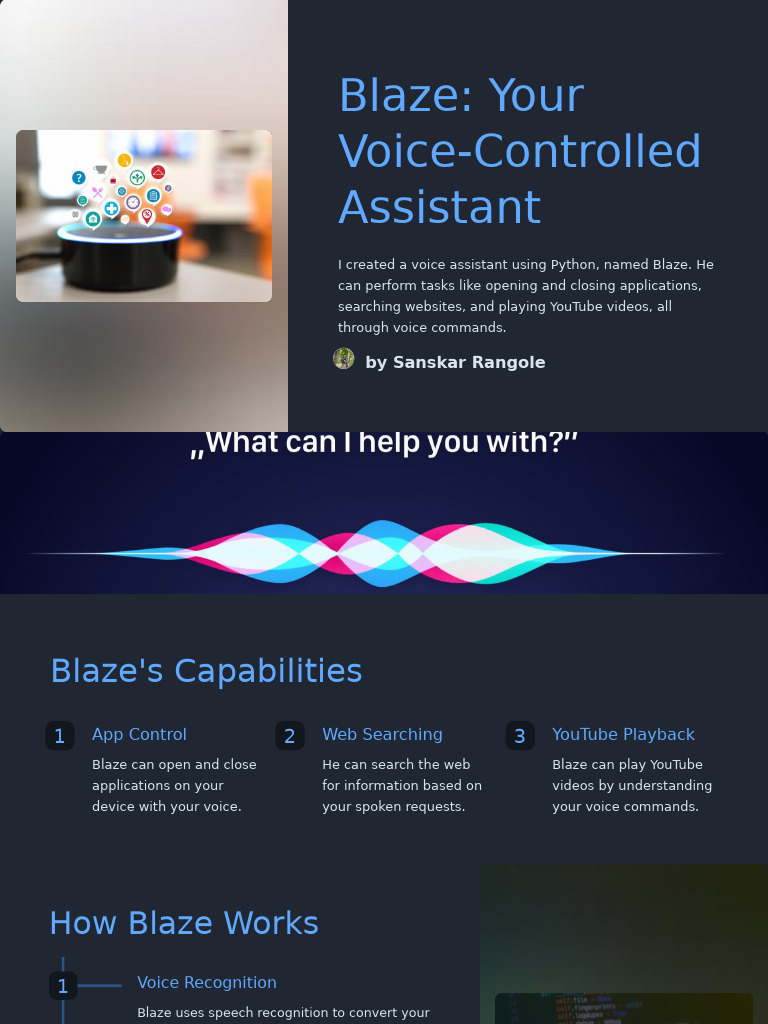 Blaze Your Voice Controlled Assistant | PDF