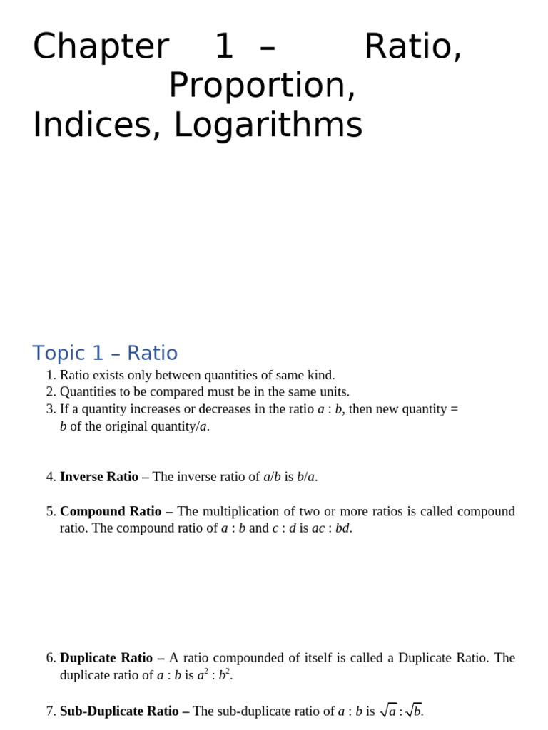 Mathematics Formula Sheet | PDF | Present Value | Ratio