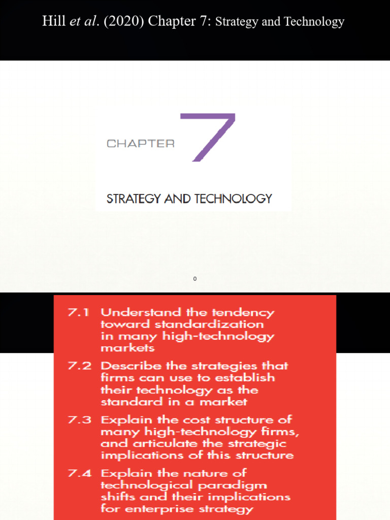 4. Revised. Chapter 7-Strategy and Technology Hill et al. 2020 | PDF