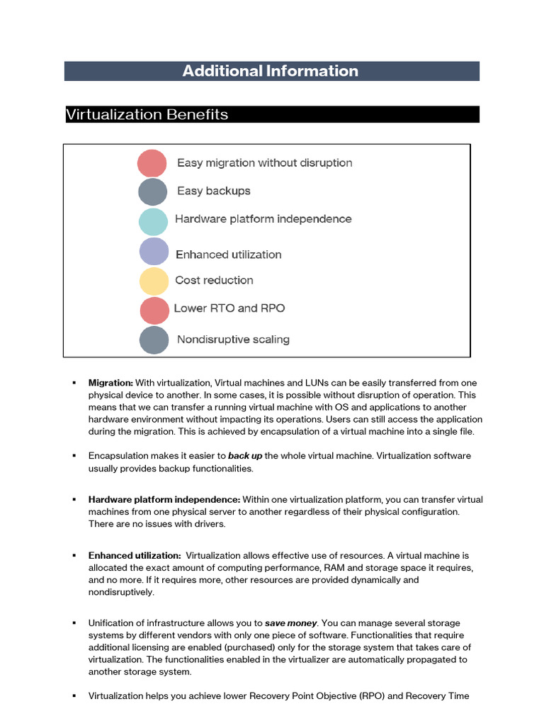 Virtualization Benefits | PDF