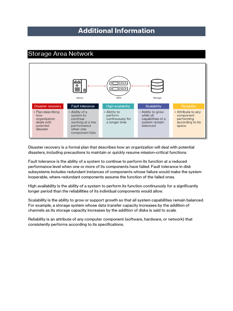 Storage Area Network | PDF