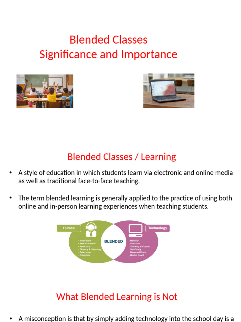 Understanding Blended Learning Classes | PDF | Educational Technology ...