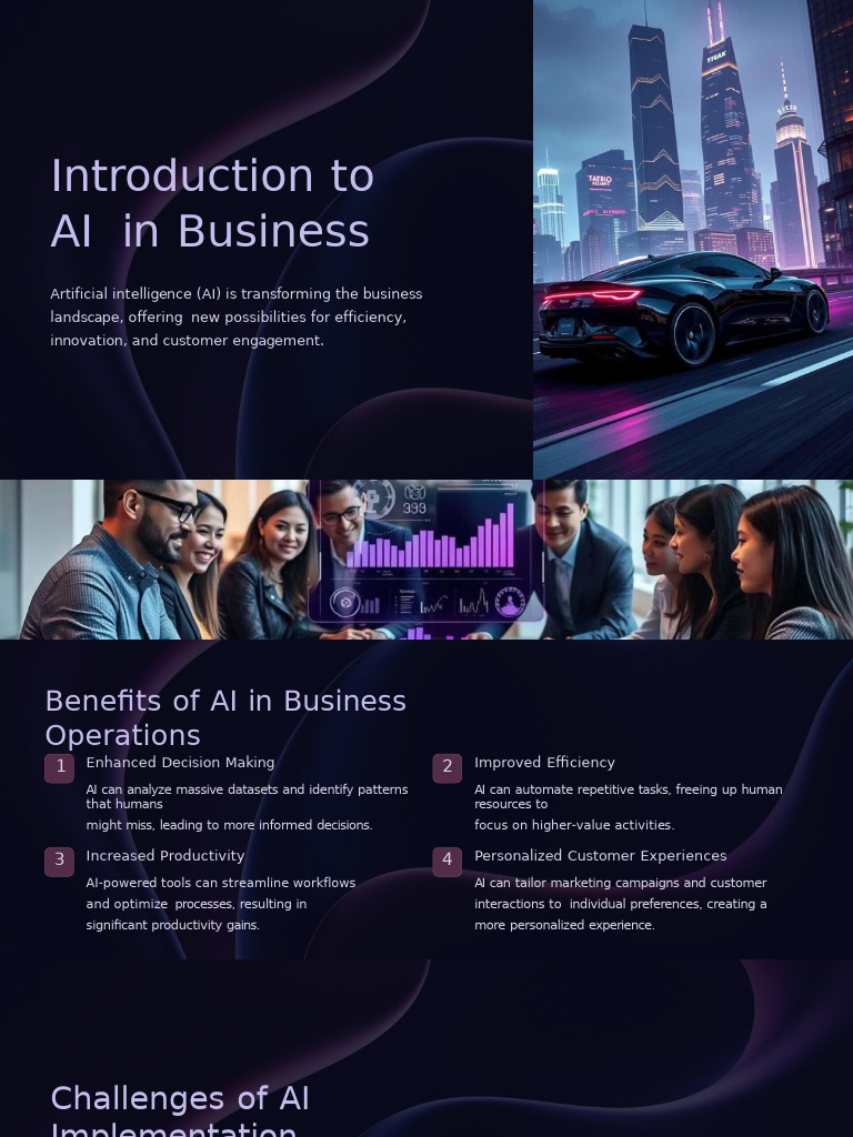 Introduction To AI in Business 1 | PDF
