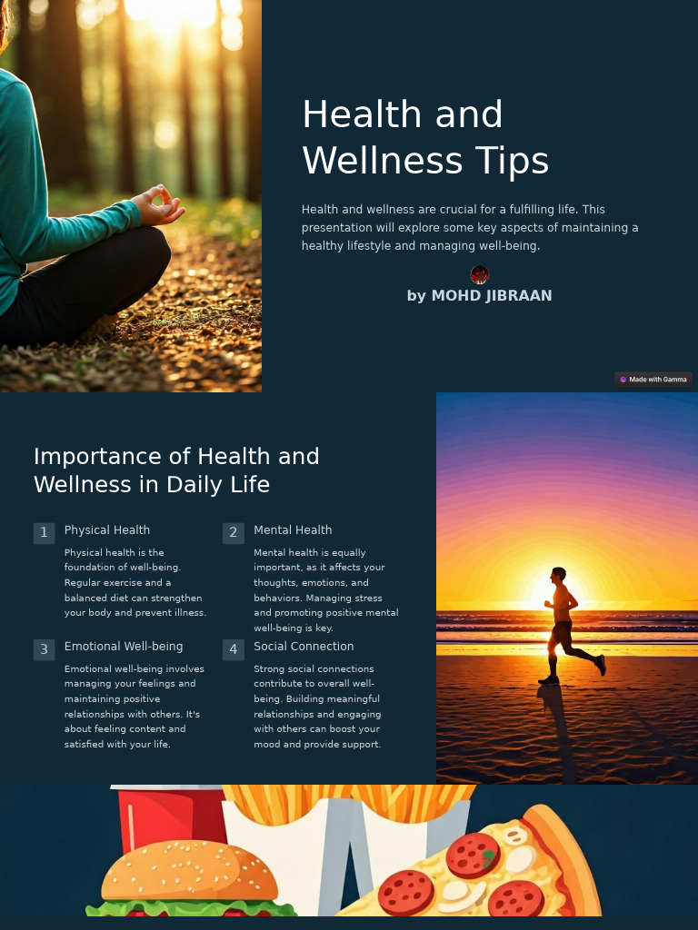 Health and Wellness Tips | PDF