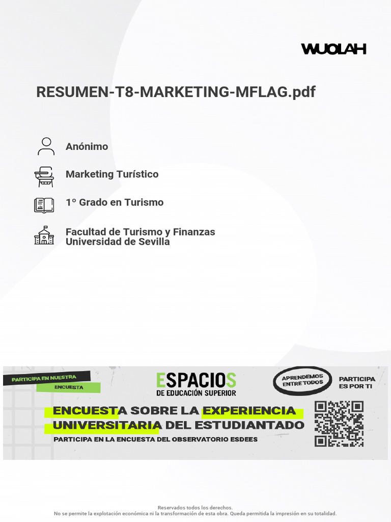Wuolah Free Resumen t8 Marketing Mflag | PDF