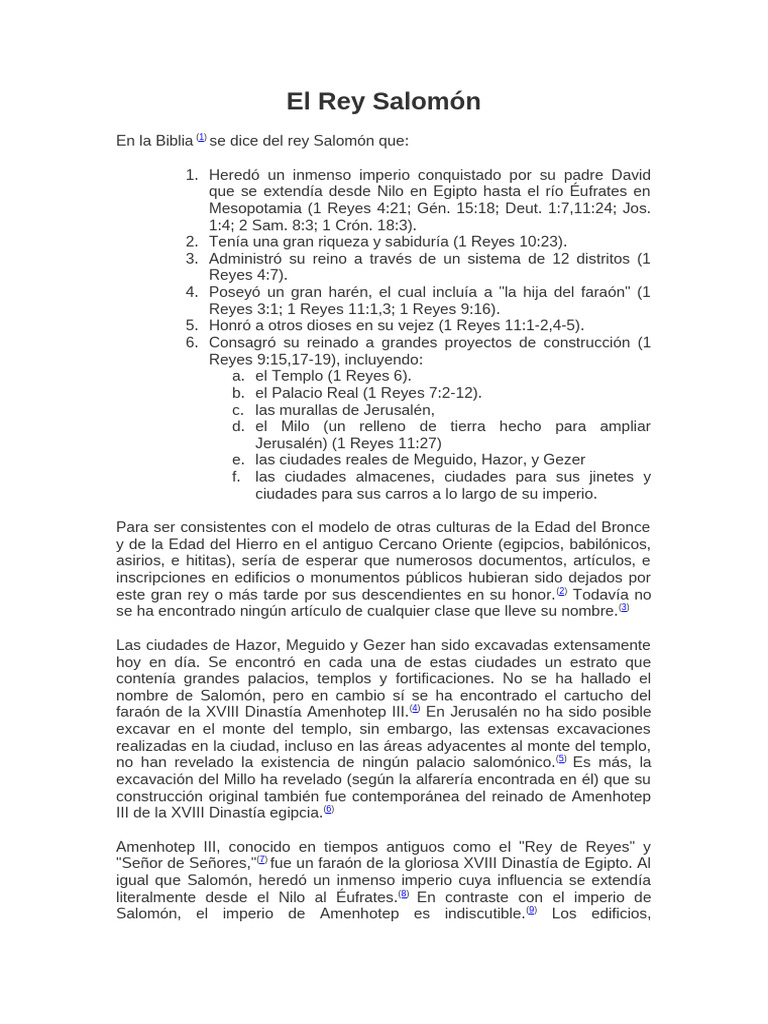 El Rey Salomon | PDF