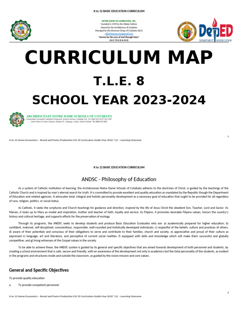 Q3 - TLE 8 Cur. Map. | PDF