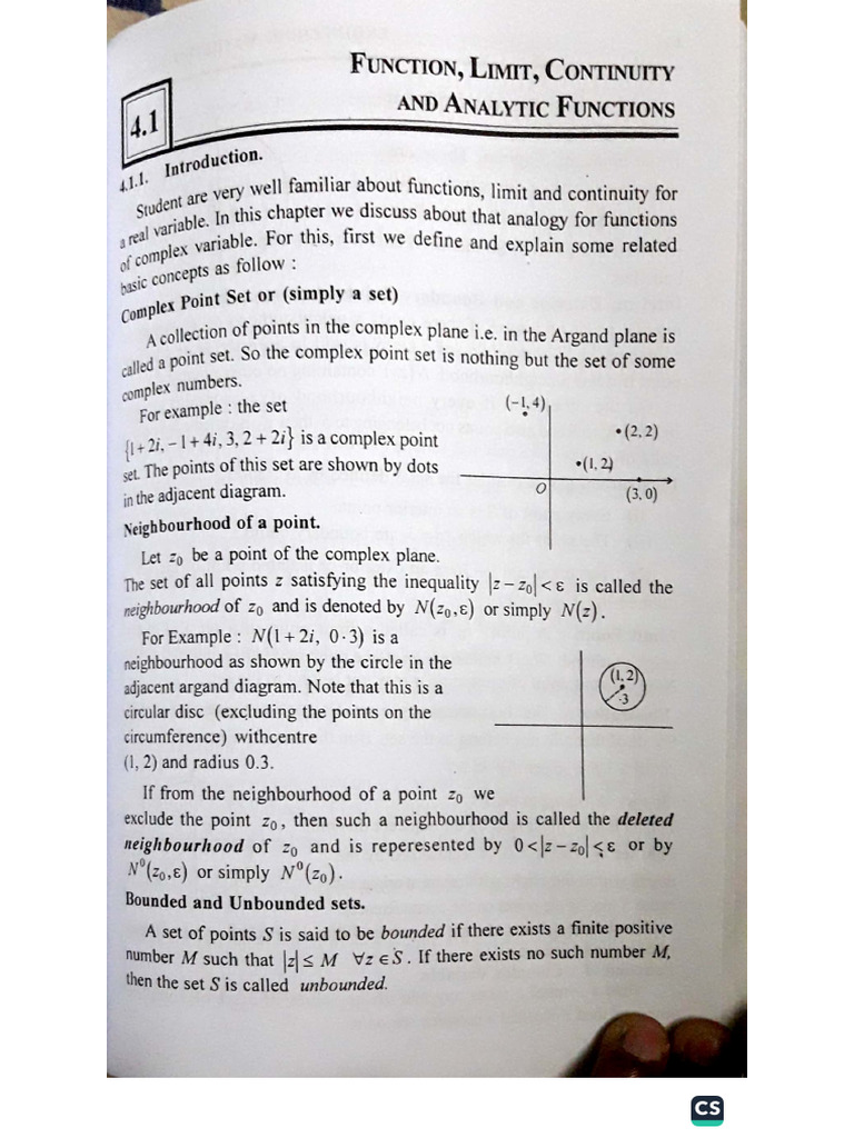 Function, Limit, Continuity & Analytic Functions | PDF