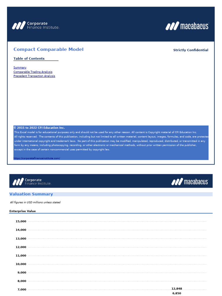 Compact Comps (Template) | PDF