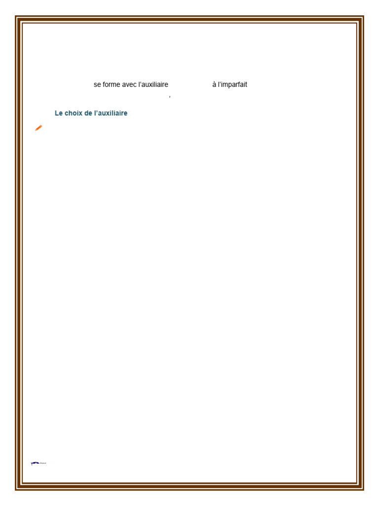 Le Plus-Que-Parfait Exercices Et Corrigé | PDF