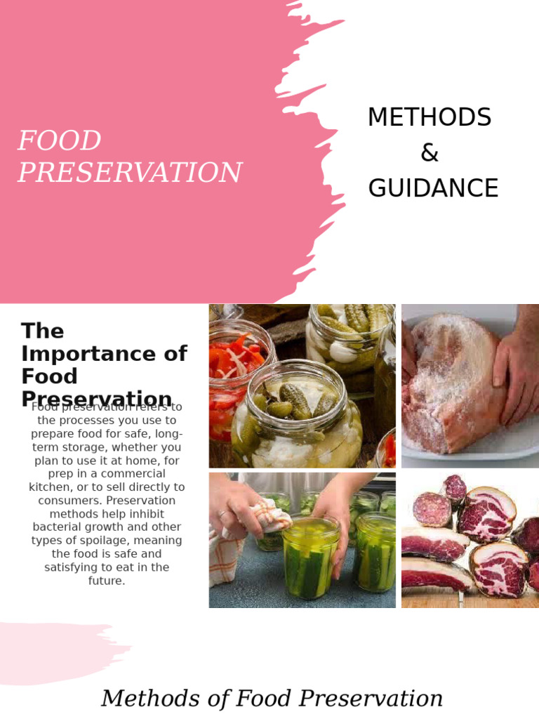 Food Preservation | PDF