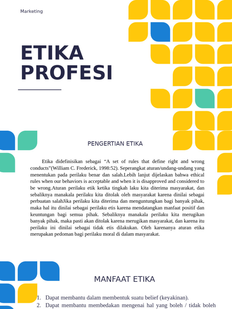 Etika Profesi | PDF