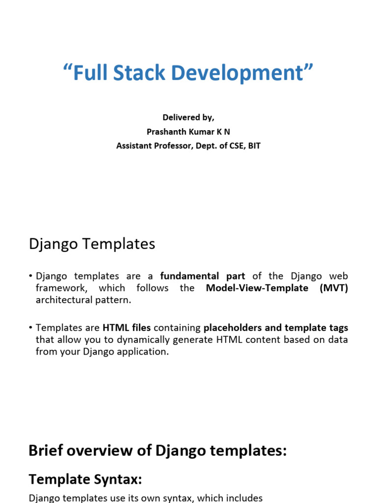 FSD Day-2 PPTs | PDF