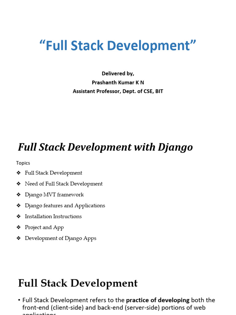 FSD_Day-1_PPTs | PDF