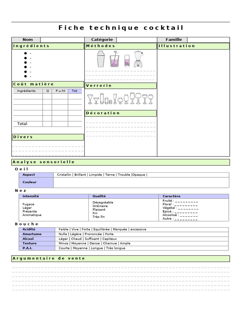 Fiche - Technique Vierge | PDF
