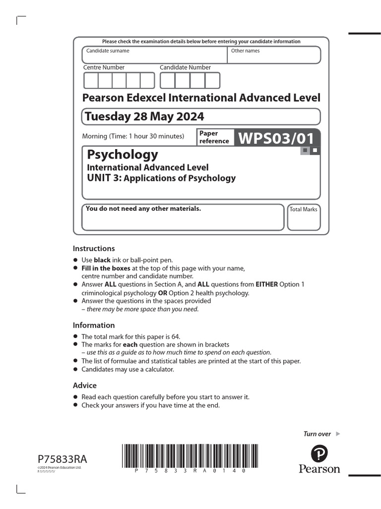 U3 01 Que 20240702 | PDF