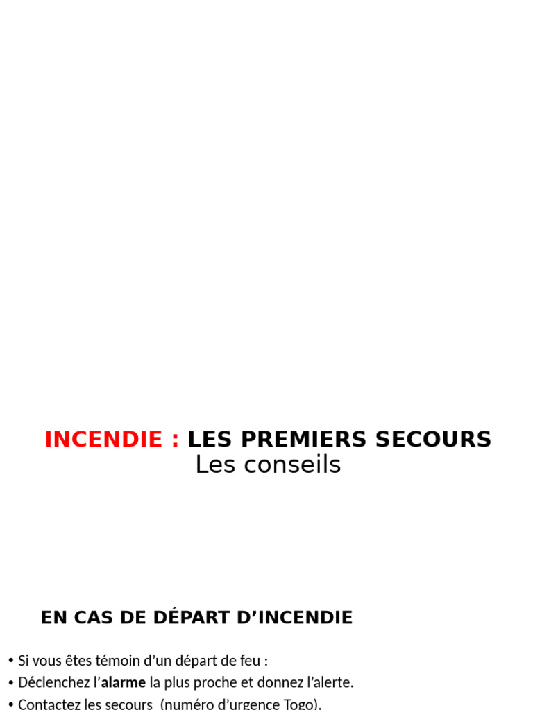 incendie | PDF
