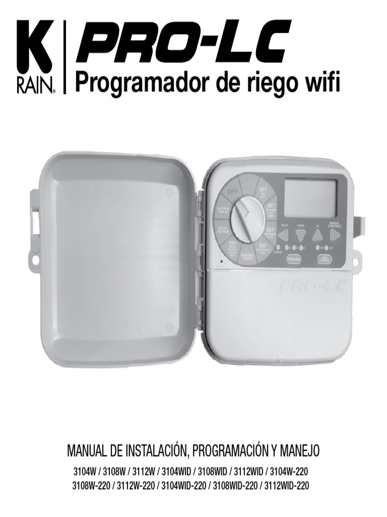 Pro-Lc Wifi Instruction Manual-Spanish | PDF