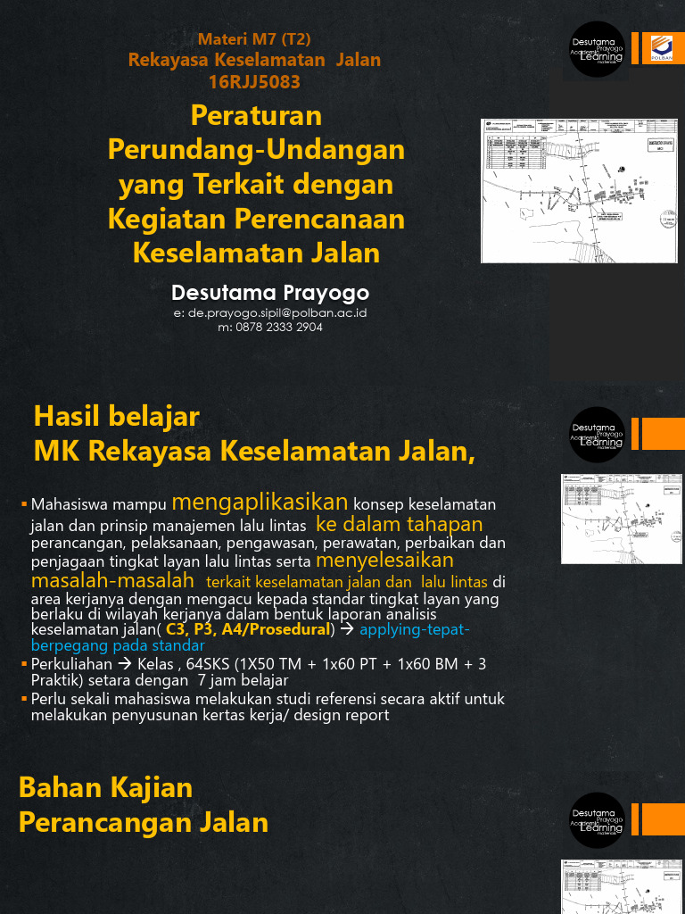 M1 - RKSJ-Pengantar Jalan Berkeselamatan | PDF