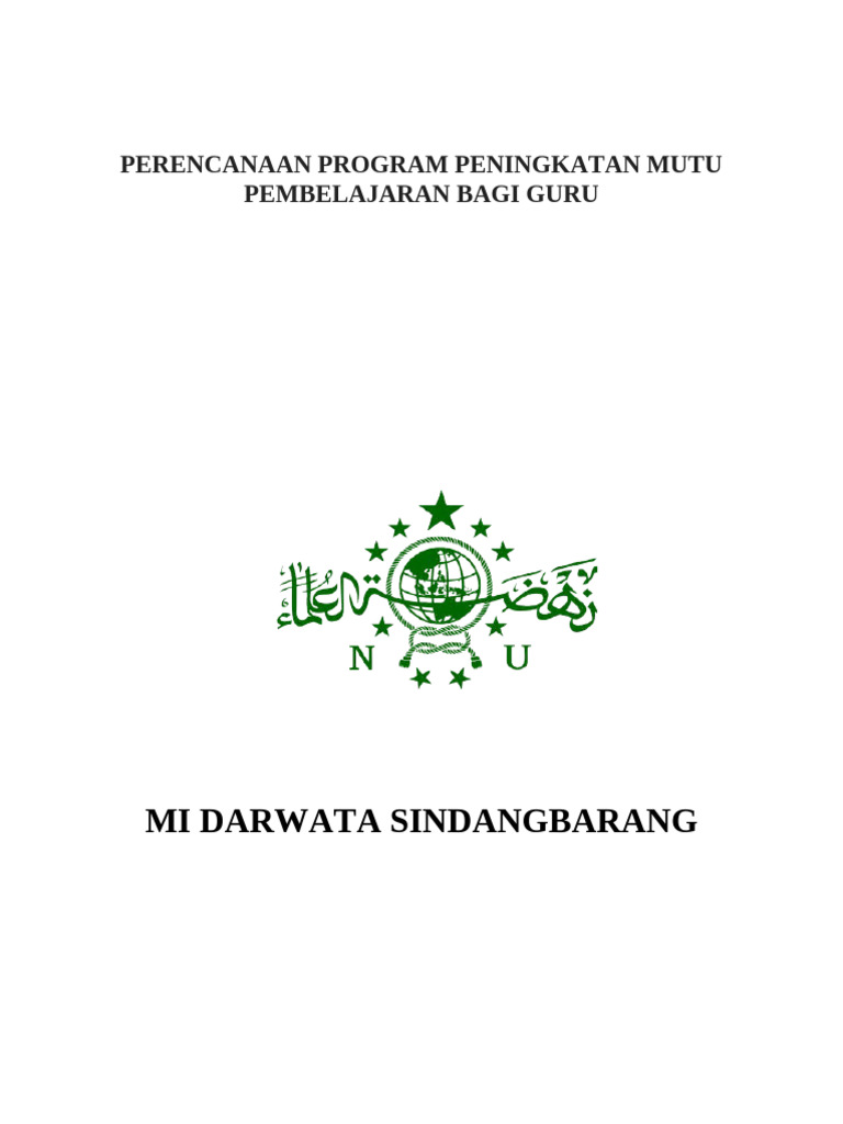 B3 Perencanaan Program Peningkatan Mutu Pembelajaran Bagi Guru | PDF