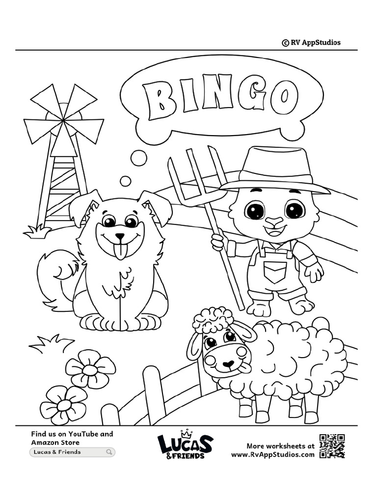 437 Nursery Rhymes Bingo Dog Song | PDF